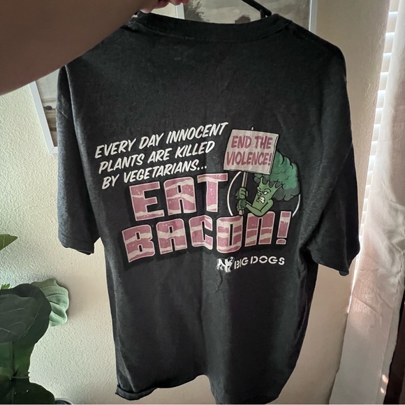 Big Dogs | Shirts | Big Dogs Large Eat Bacon Tee Shirt | Poshmark
